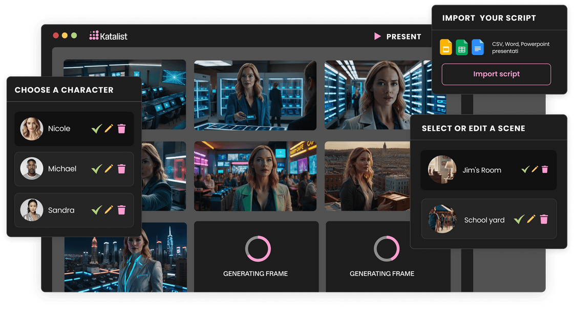 Katalist AI Storytelling Studi - Visualize your script in seconds | Steemhunt